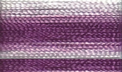 Floriani Variegated Embroidery Thread, Lilac Stripe, 1,100yd spool